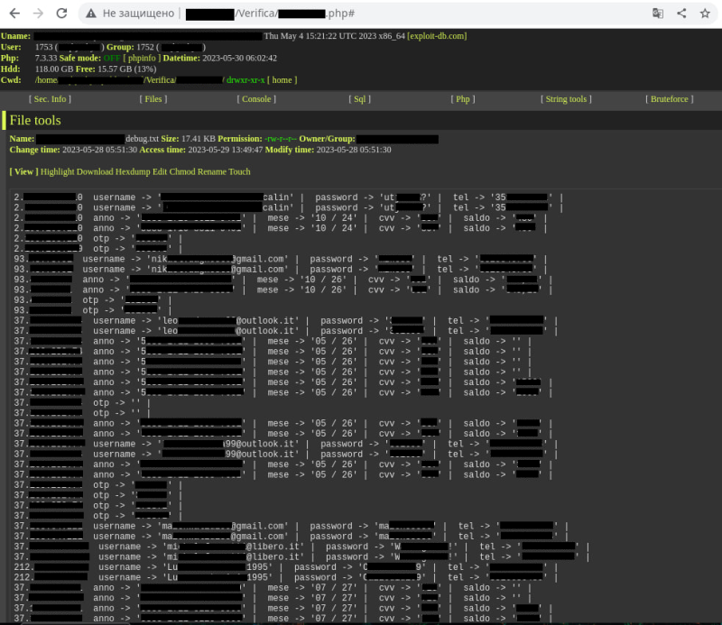 Phishing pages placed on hacked websites | Securelist