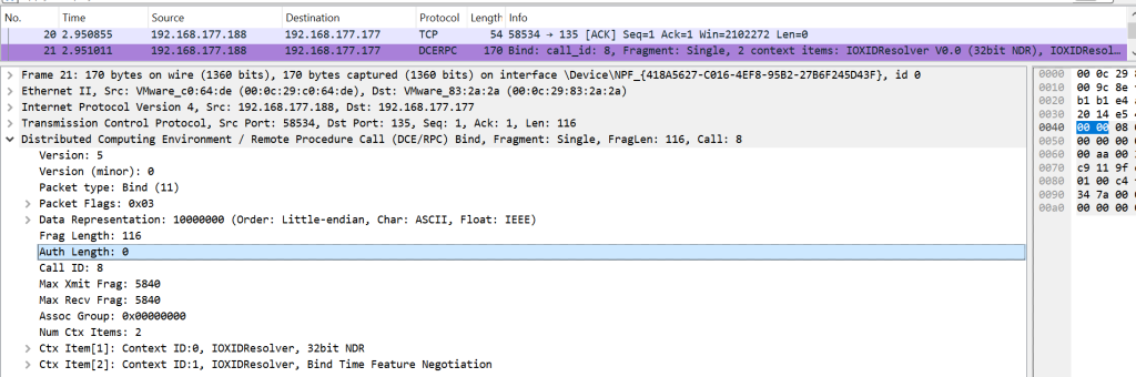 Accessing the MS-NRPC interface as the RPC client without authentication | Securelist