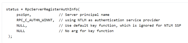 Accessing the MS-NRPC interface as the RPC client without ...