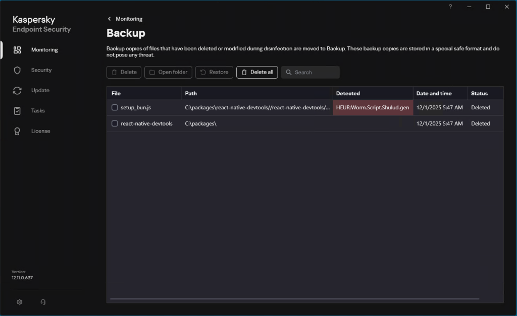 Nothing to steal? Let’s wipe. We’re analyzing the Shai Hulud 2.0 npm ...
