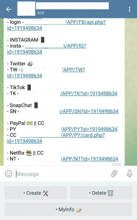 Cómo funcionan los bots y canales de phishing en Telegram | Securelist