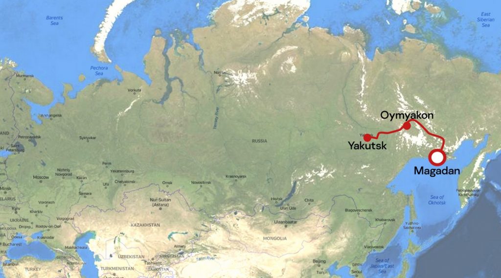Magadan to Moscow in a car – very cold and very far. | Nota Bene ...