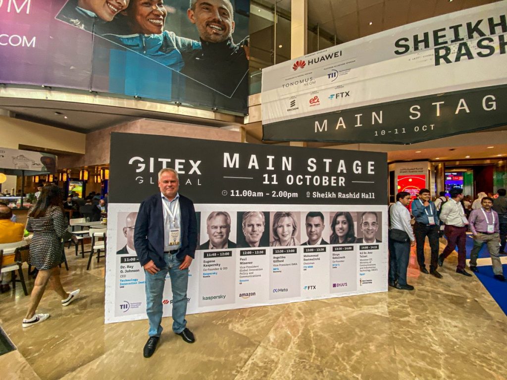 GITEX in Dubai – with the K-flag flying high. | Nota Bene: Eugene Kaspersky’s Official Blog